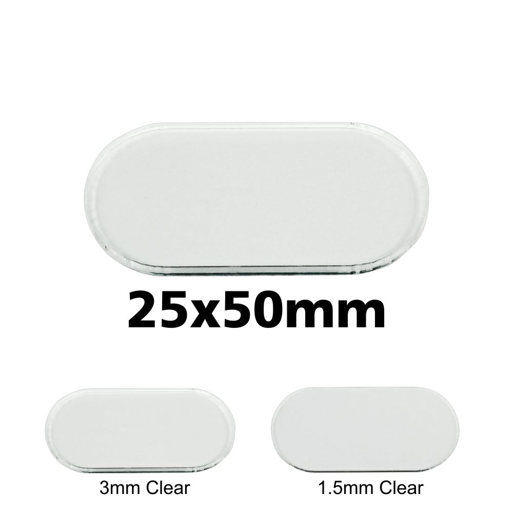Miniature Bases: 25x50mm