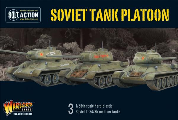 Warlord Games - Bolt Action: Soviet: Tank Platoon #WLGWGB-START-14 WGB ...