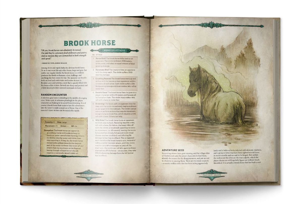 Free League Publishing - Dragonbane RPG: Bestiary #FLF-DGB010 ...
