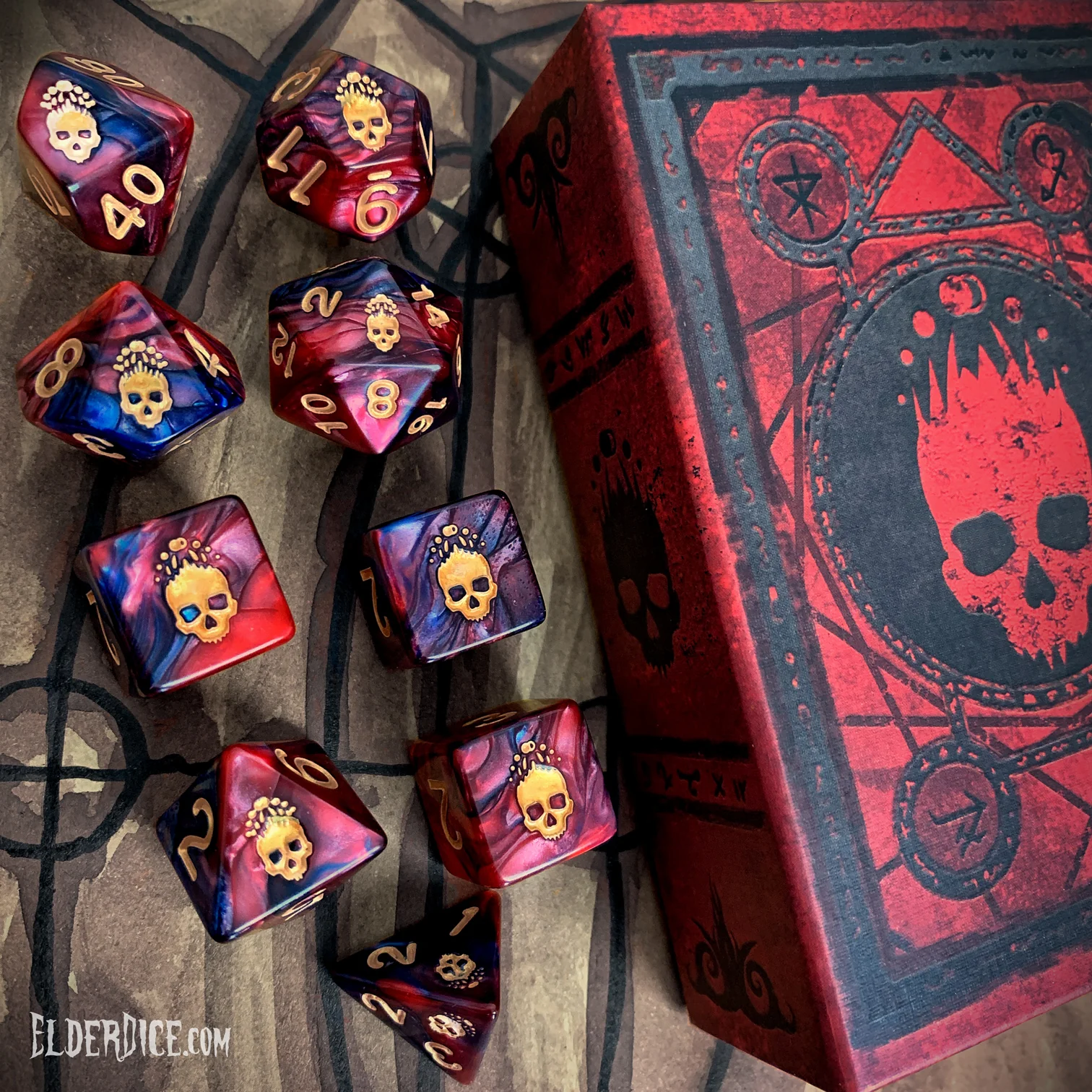 Infinite Black - Elder Dice: Polyhedral Set: Mark of the Necronomicon ...