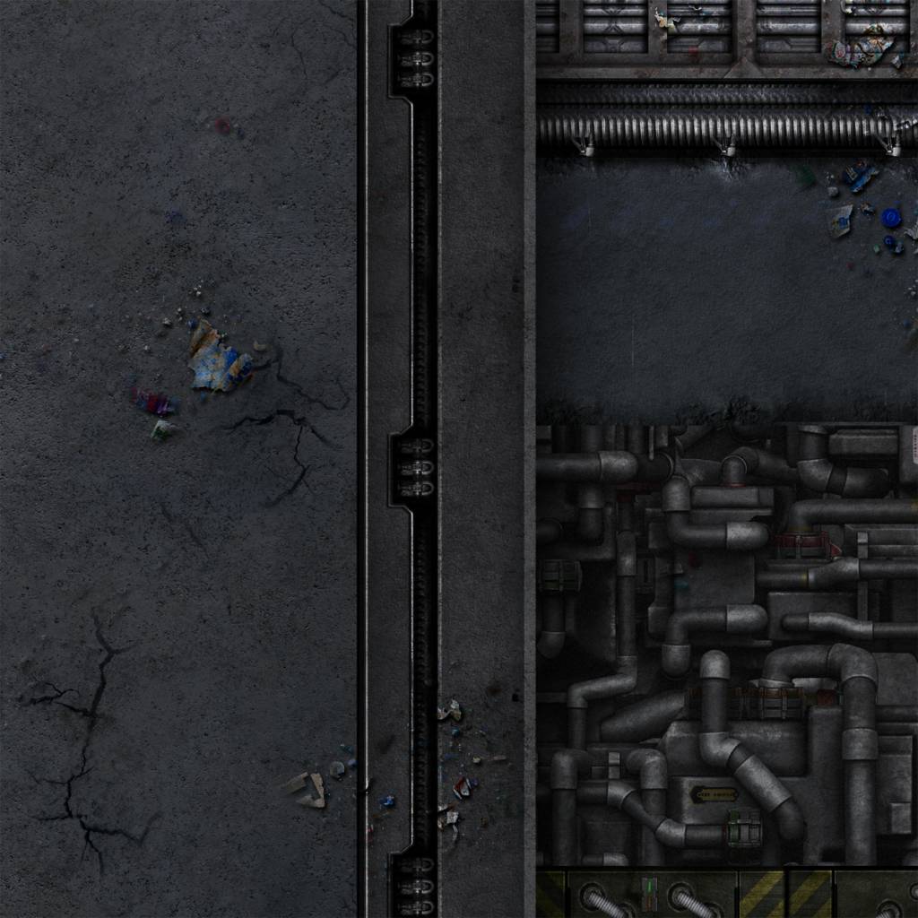 Frontline Gaming - FLG Mats: Cyberpunk City 1 (6x4) #FLG4X6CYBRCITY1