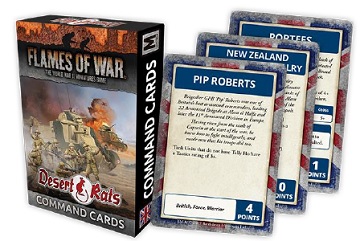 Battlefront Miniatures - Flames of War: Command Cards- DESERT RATS #GF9 ...