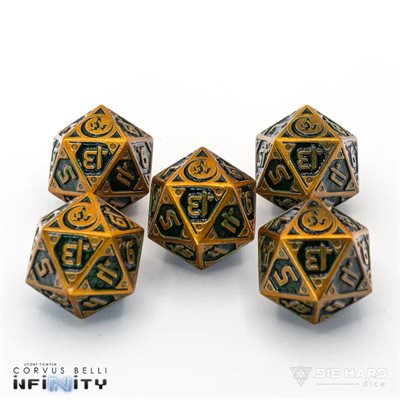 Corvus Belli - Infinity D20 Set: Haqqislam #DHDW5001038 [810060781036]