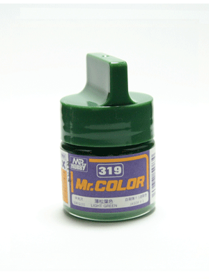 GSI Creos - Mr. Color: C319 Semi Gloss Light Green (10ml Bottle) #C319 ...