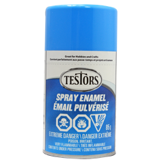 Testors - Testors Enamel Spray- Gloss: Light Blue #1208C TES1208 ...