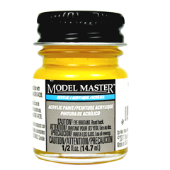 Testors - Testors Model Masters Acrylic Paints- Reefer Yellow - Flat # ...