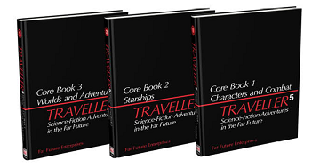 Misc. - Traveller 5E: Core Rules (Slipcase) #FFE0400 [9781558784000]