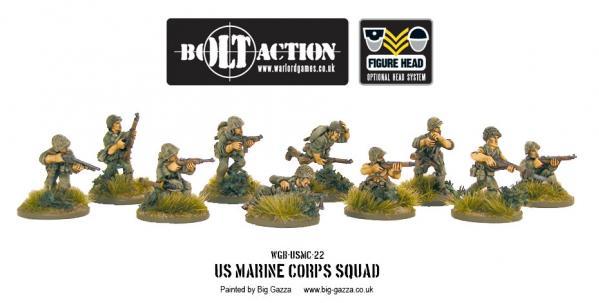 Warlord Games - Bolt Action: USA: US Marine Corps Squad #WLGWGB-USMC-22