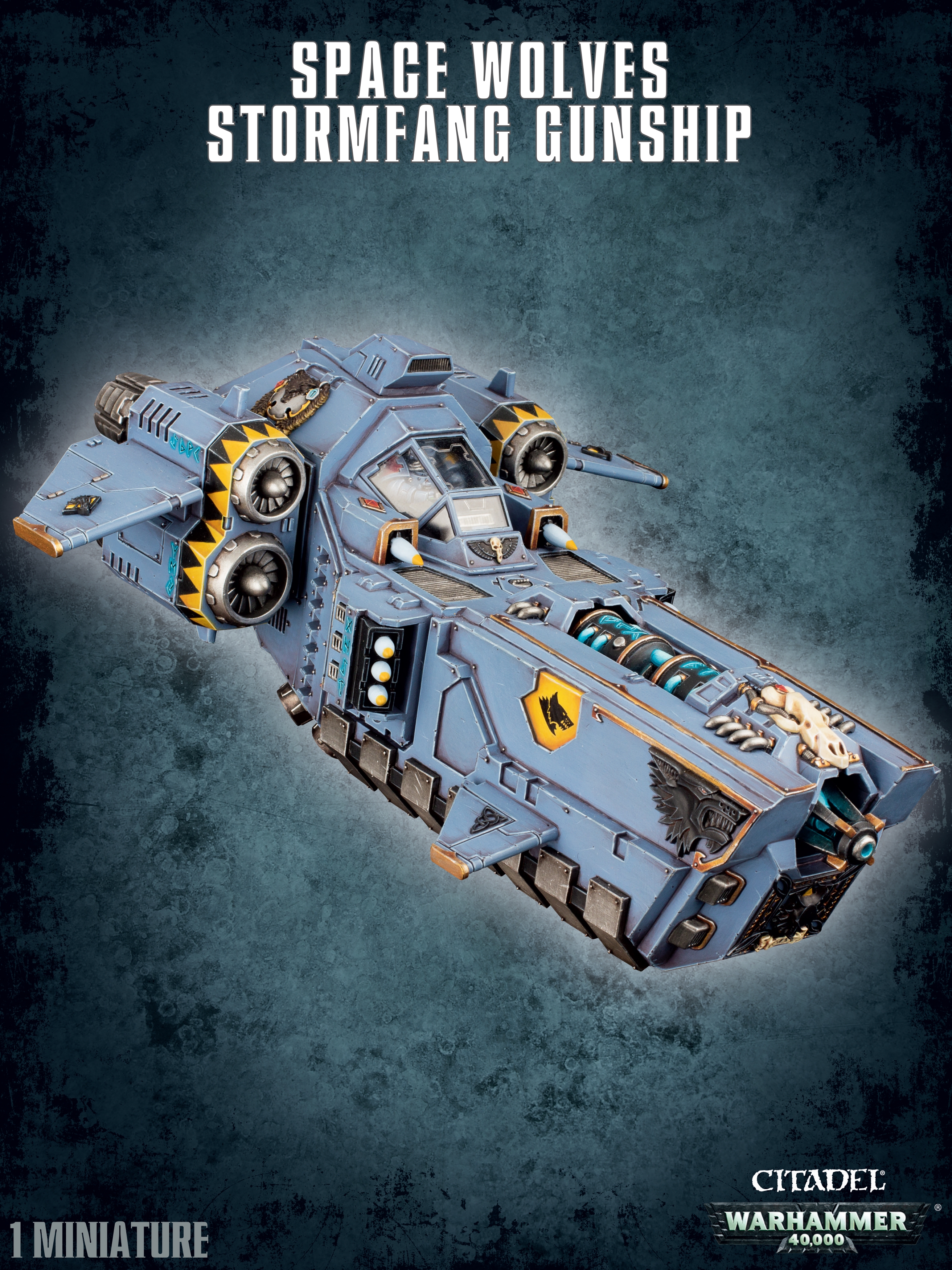 Games Workshop - Warhammer 40,000: Space Wolves: Stormfang Gunship #53 ...